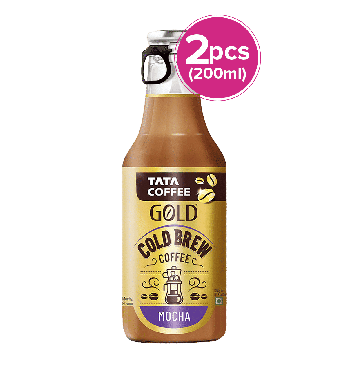 Buy TATA Coffee Gold Mocha Flavoured Cold Brew Ready To Drink Online (2 ...