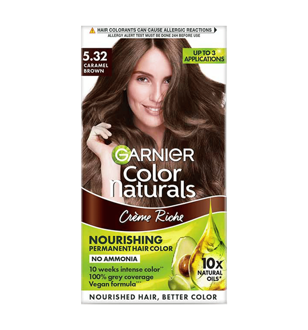 Buy Garnier Garnier Color Naturals Mini, Shade 5.32, Caramel Brown 65 g ...