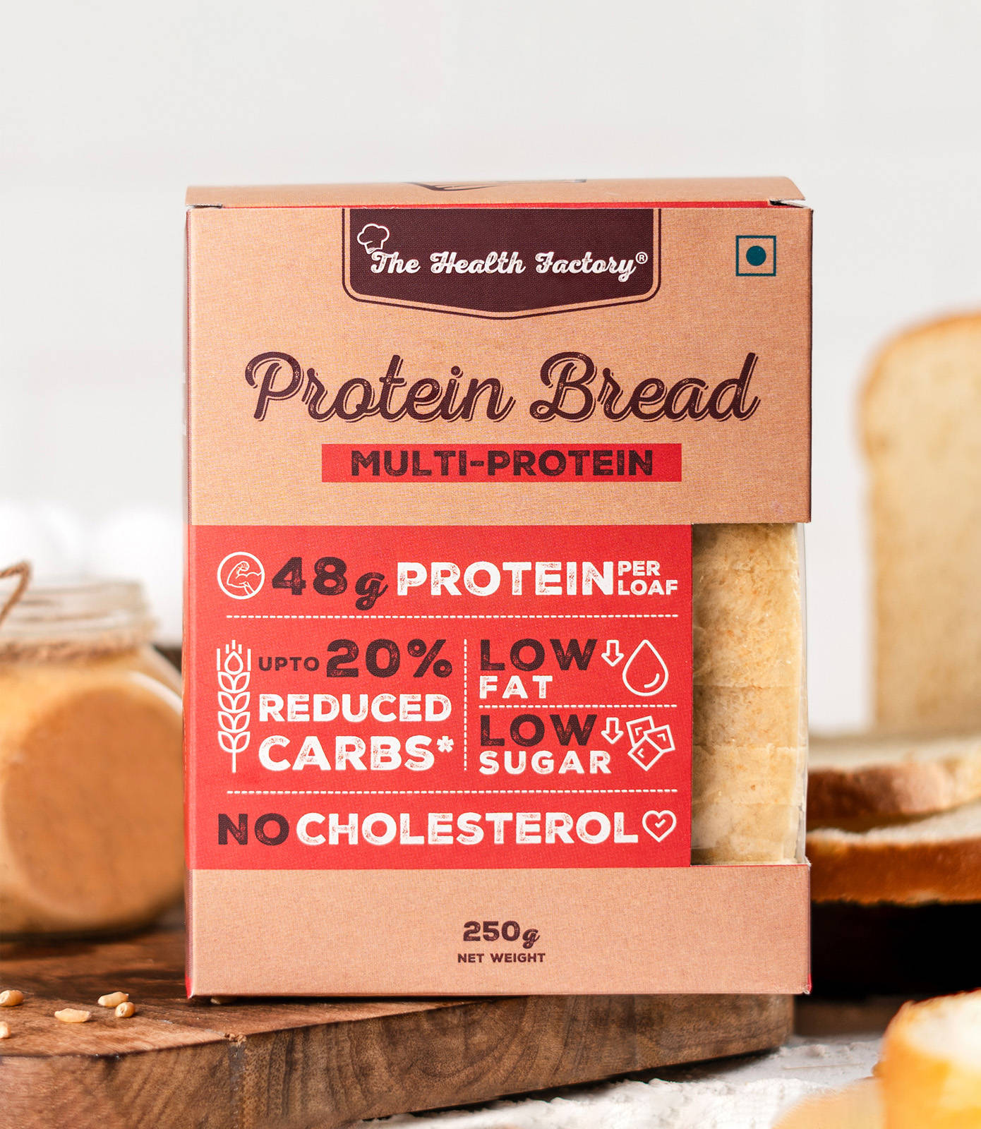 Buy The Health Factory Multi Protein Bread Online (250 g) At Best Price