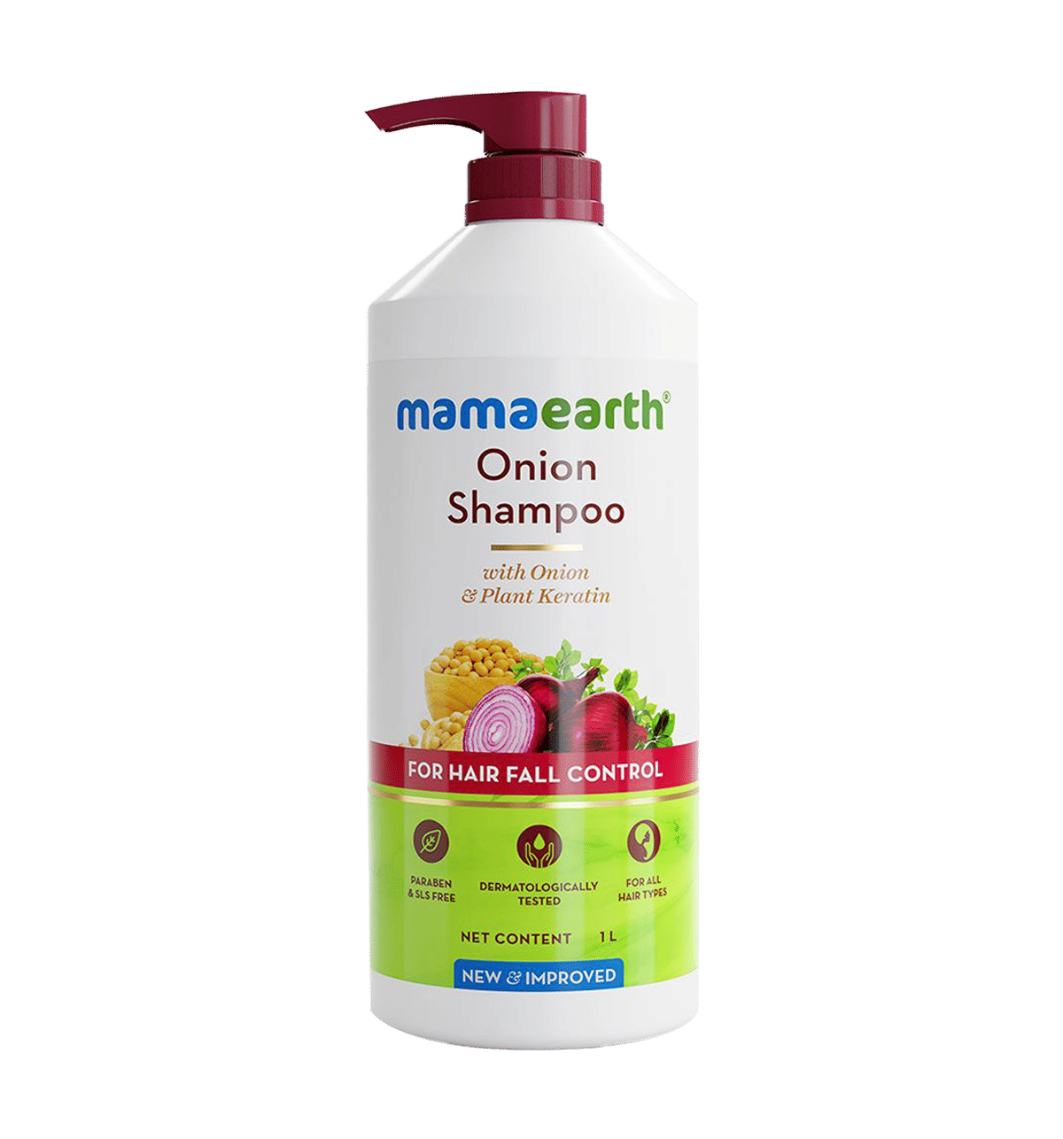 Buy Mamaearth Mamaearth Onion Shampoo For Hair Growth & Hair Fall Control With Onion & Plant ...