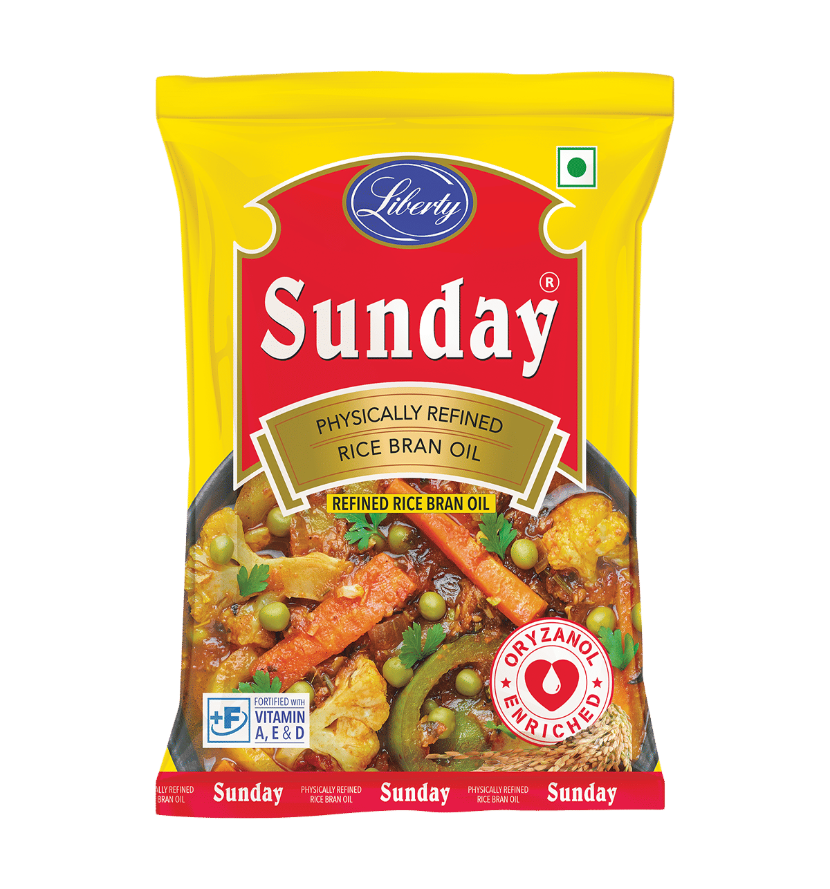 Buy Liberty Sunday Physically Refined Rice Bran Oil Online () At Best Price