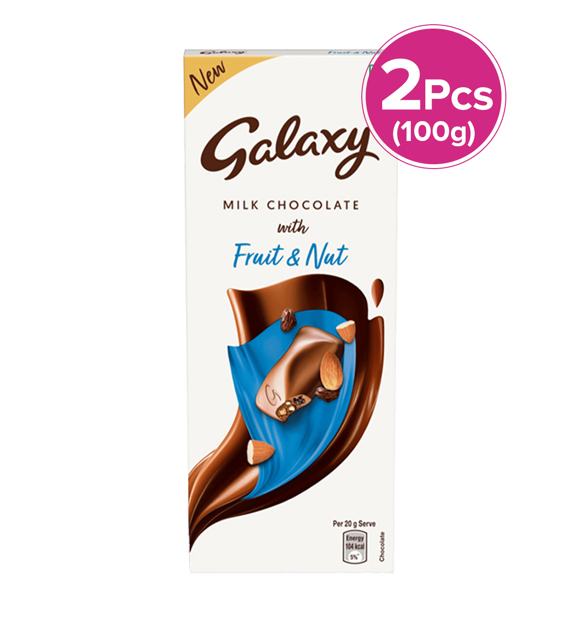 Buy Galaxy Fruit And Nut Milk Chocolate Bar Online 2 Pieces At Best Price