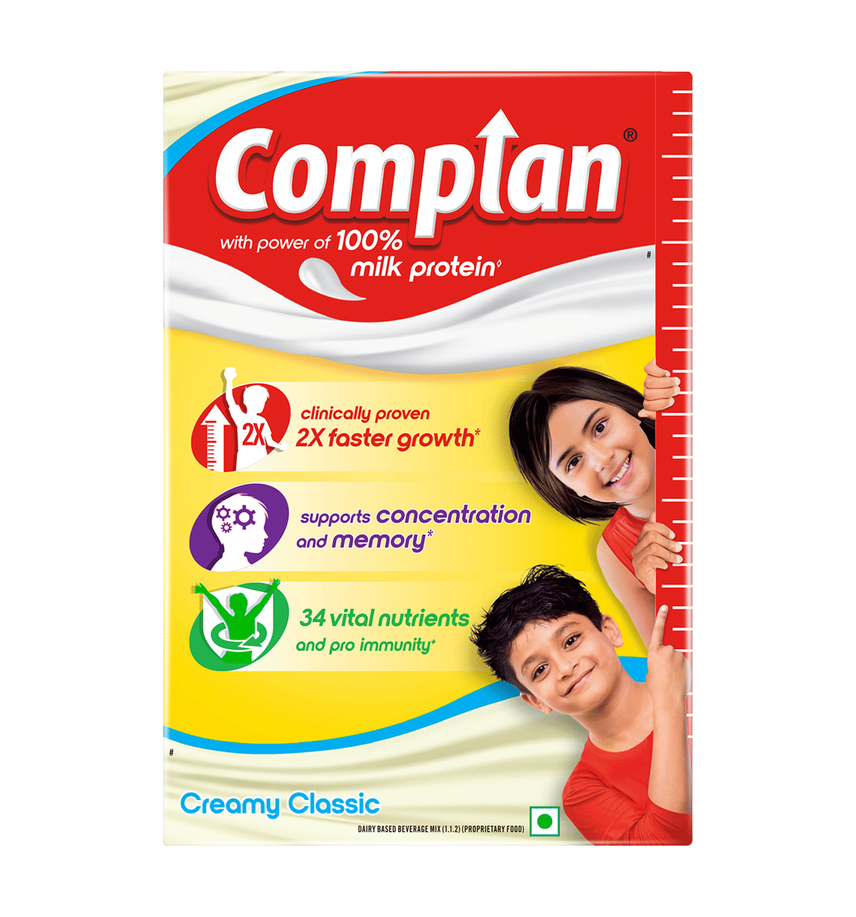 Buy Complan Complan Nutrition Drink Powder for Children, Creamy Classic ...