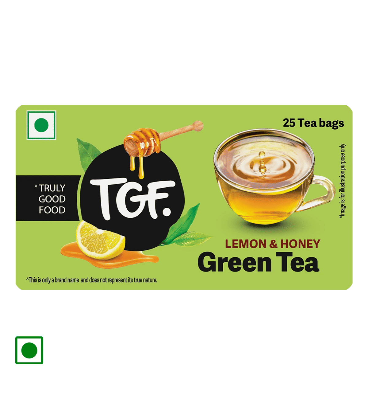 Buy TGF TGF Green Tea Lemon & Honey 25 Bags Box 25 pieces Online At Rs ...