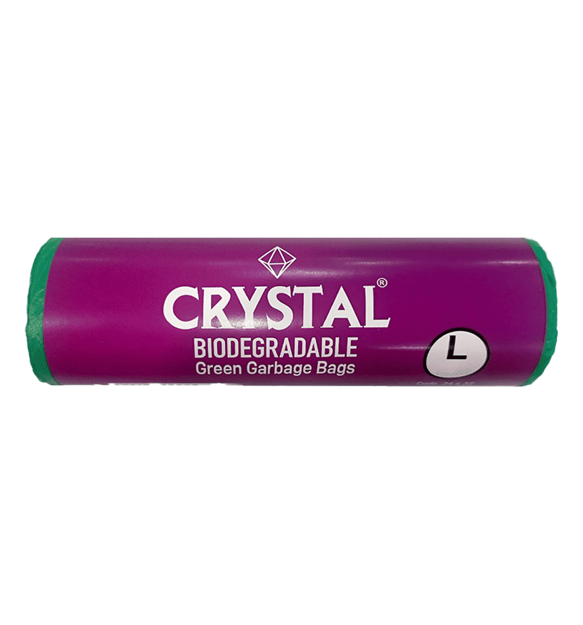 Buy Crystal Crystal Green Garbage Bag Roll (L 24x32-15pcs) 3 pieces ...