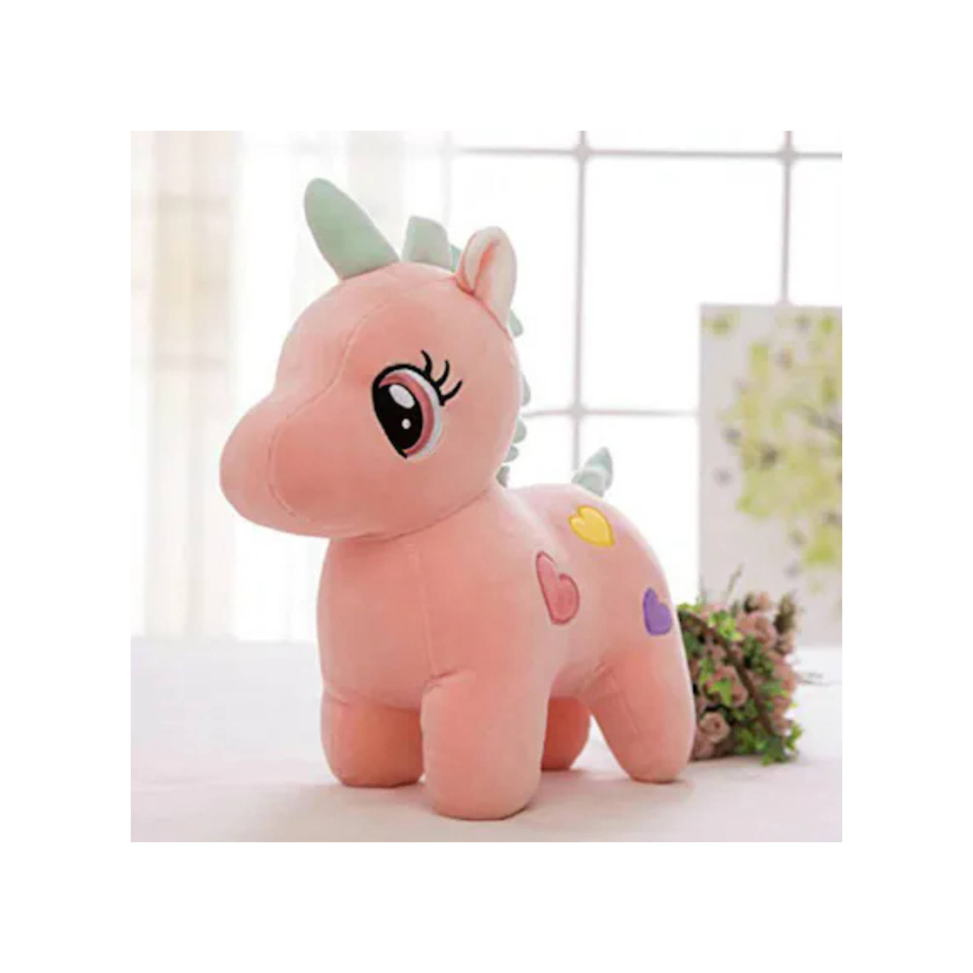 Buy HUG 'n' FEEL HUG 'n' FEEL Unicorn Stuffed Soft Toy Non Toxic (Pink ...