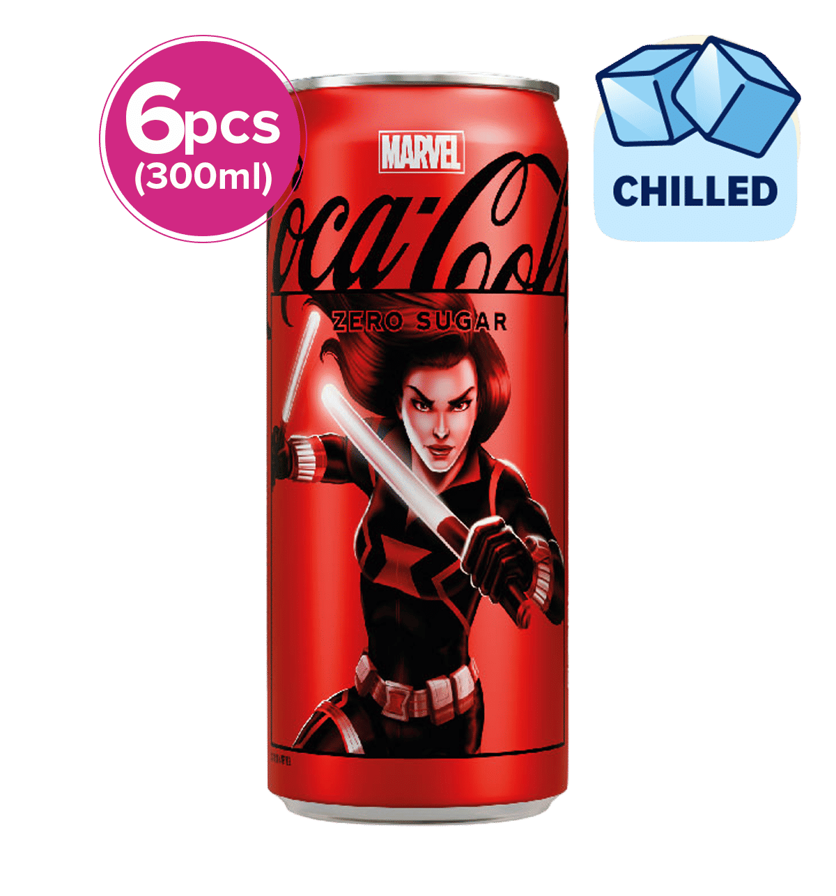 Buy Coca-Cola Coca-Cola Zero Soft Drink Can 6 pieces Online At Rs. 240 ...