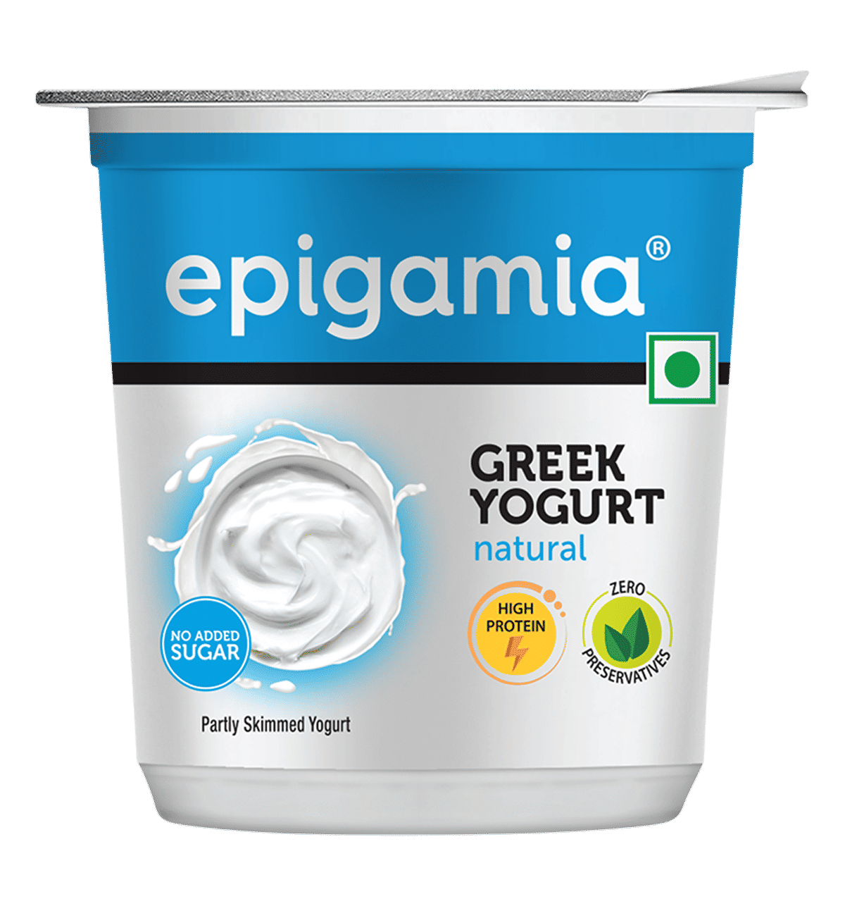 Buy Epigamia Epigamia Greek Yogurt - Natural 2 pieces Online At Rs. 440 | Instant Delivery
