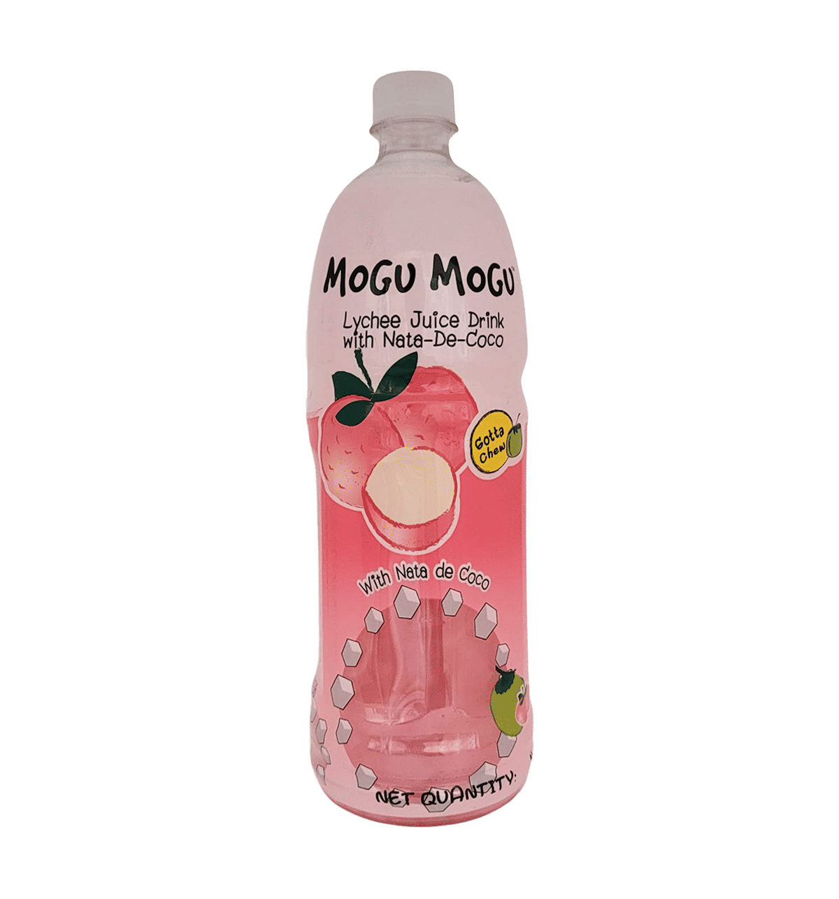 Buy Mogu Mogu Mogu Mogu Lychee Juice 25% with Nata De Coco 1 L Online At Rs. 200 | Instant Delivery
