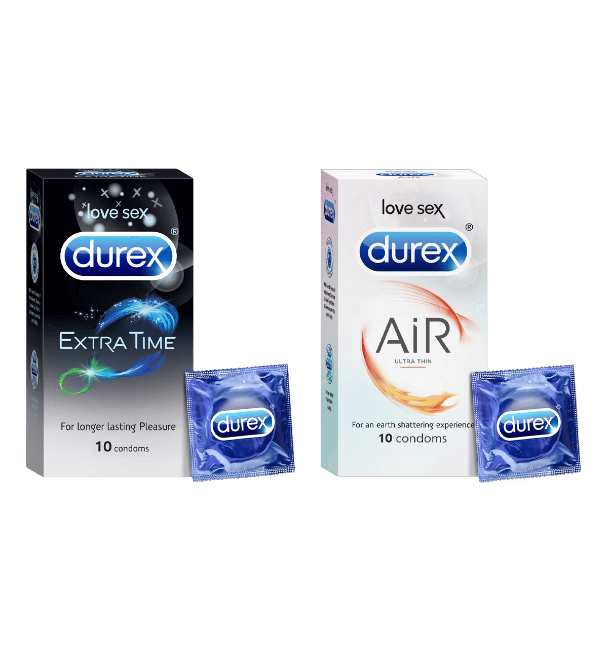 Buy Durex Durex Extra Time Condoms And Air Condoms For Men 1 combo ...