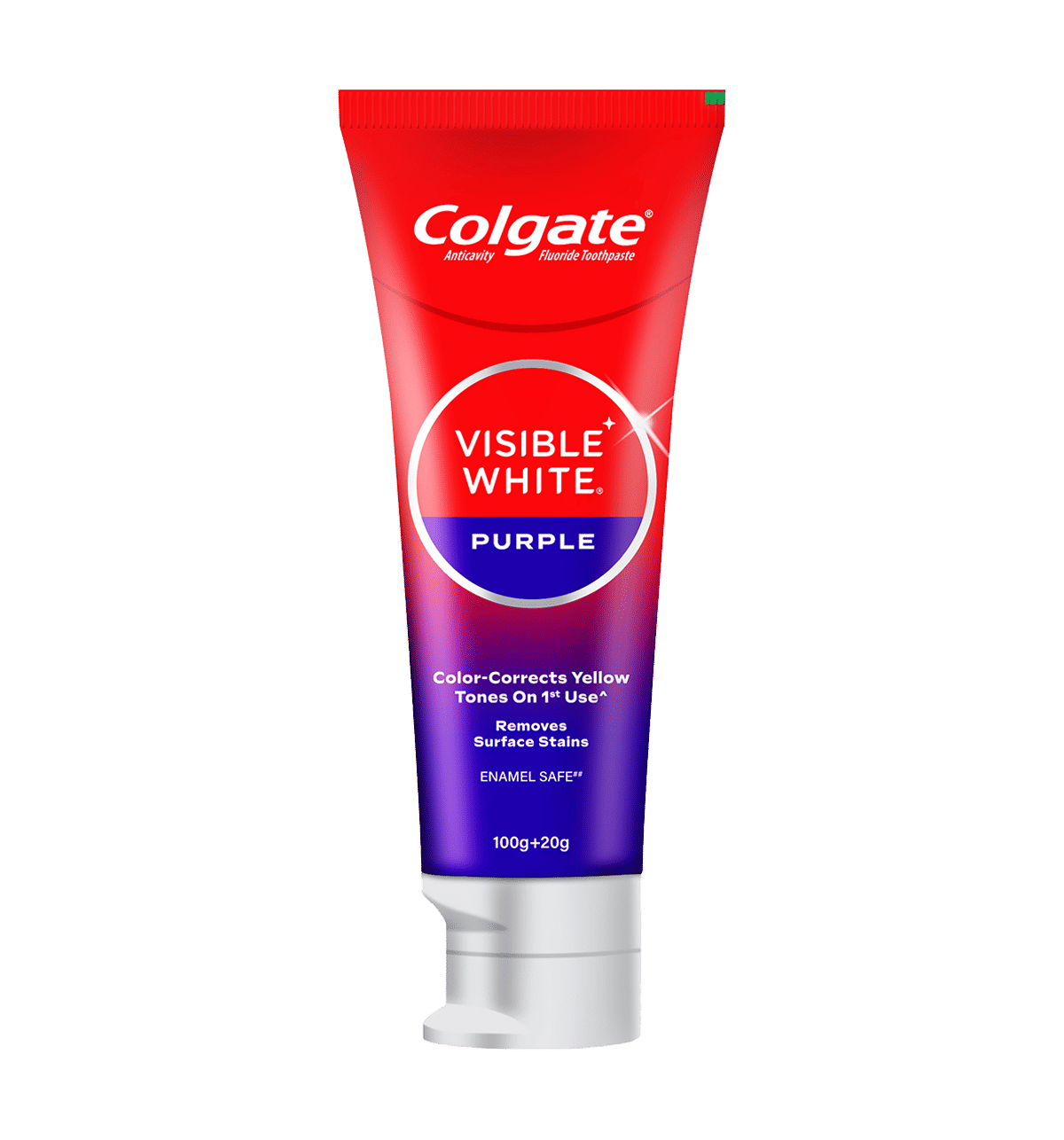 Buy Colgate Colgate Visible White Purple Toothpaste | Color-Corrects ...