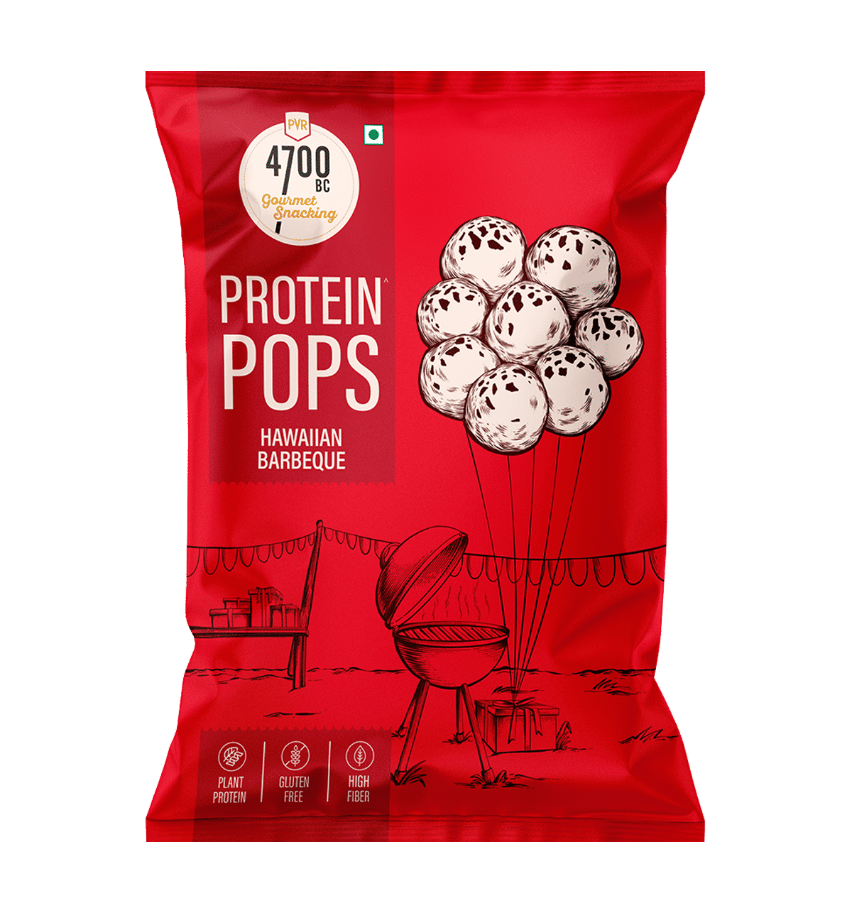 Buy 4700BC 4700BC Protein Pops Makhana Hawaiian Barbeque 26 g Online At ...