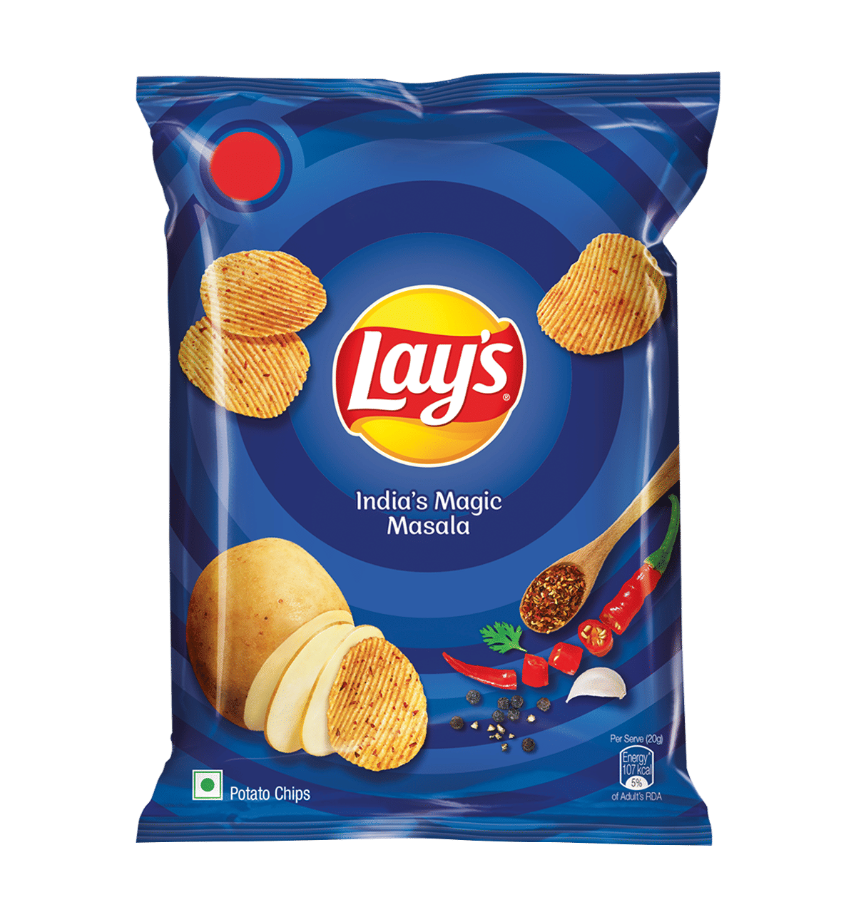 Buy Lay's Lay's India's Magic Masala Chips 2 pack Online At Rs. 40 ...