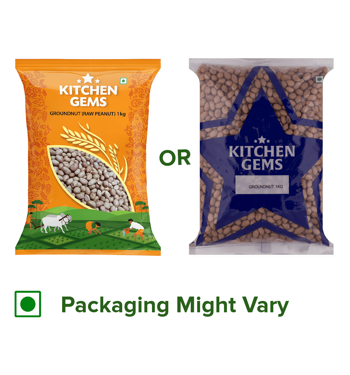 Buy KITCHEN GEMS Groundnut (Raw Peanut) Online (1 kg) At Best Price