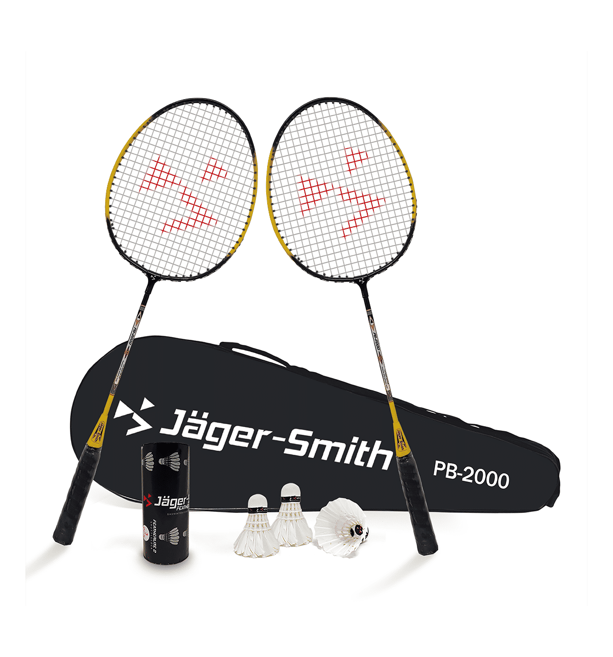 Buy Jager Smith Jager Smith Yellow Kids Badminton Set with 3 Shuttles ...