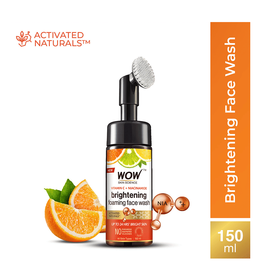 Buy Wow Skin Science Brightening Vitamin C Foaming Face Wash Online 150 ml At Best Price
