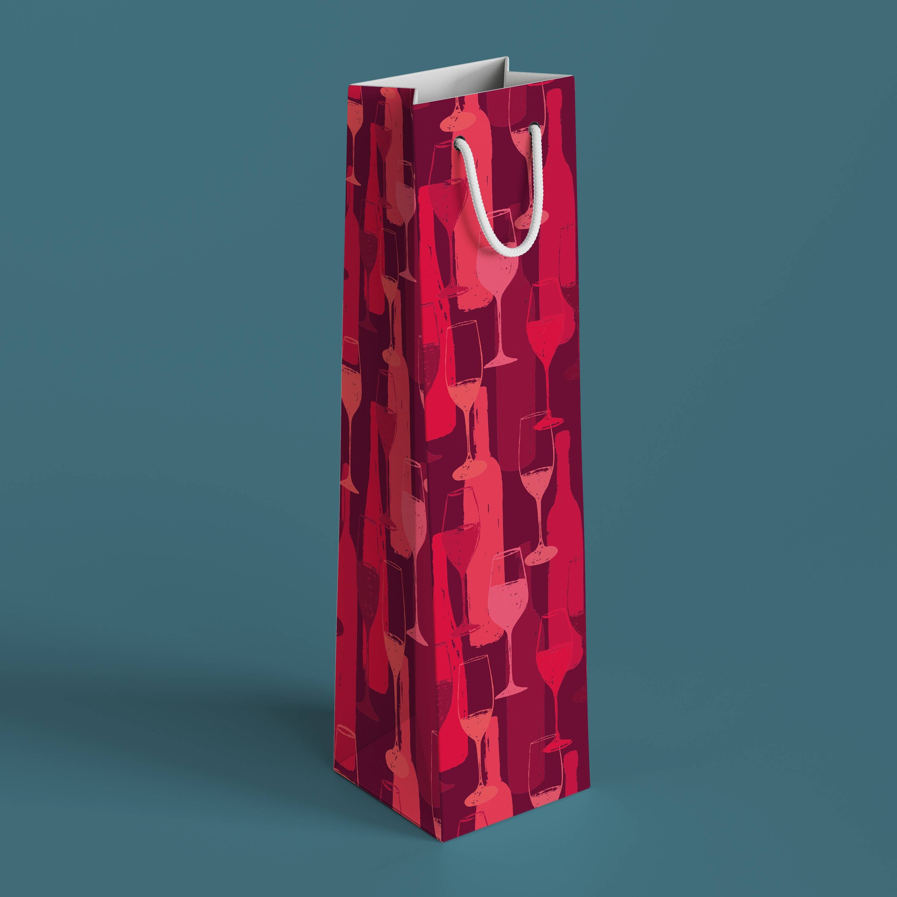 Buy Party Propz Gift Bag Wine Unique Design Set 36 x 14 x 9cm Online (1 ...