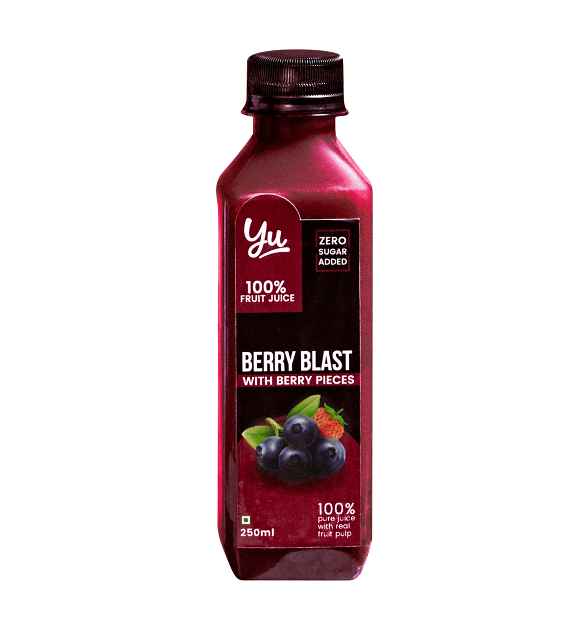 Buy Yu Yu 100% Fruit Juice - Berry Blast (Blueberry Pieces) 250 ml ...