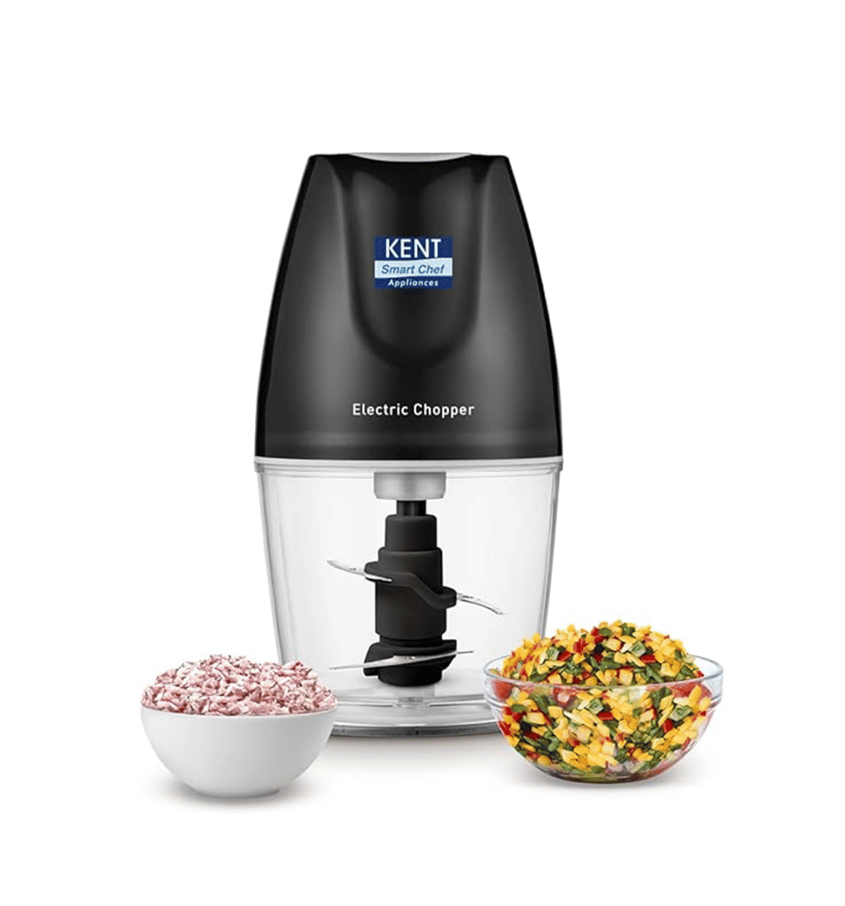 Buy kent Kent 250W Plastic Electric Chopper, 400ml, Stainless Steel ...