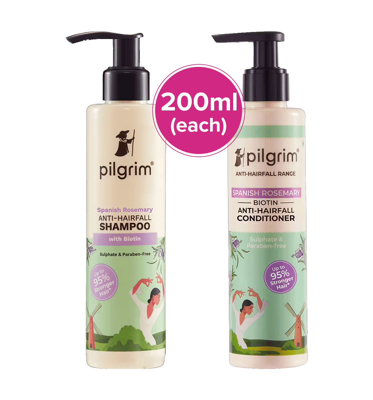 Buy Pilgrim Pilgrim Spanish Rosemary Anti Hairfall Shampoo and ...