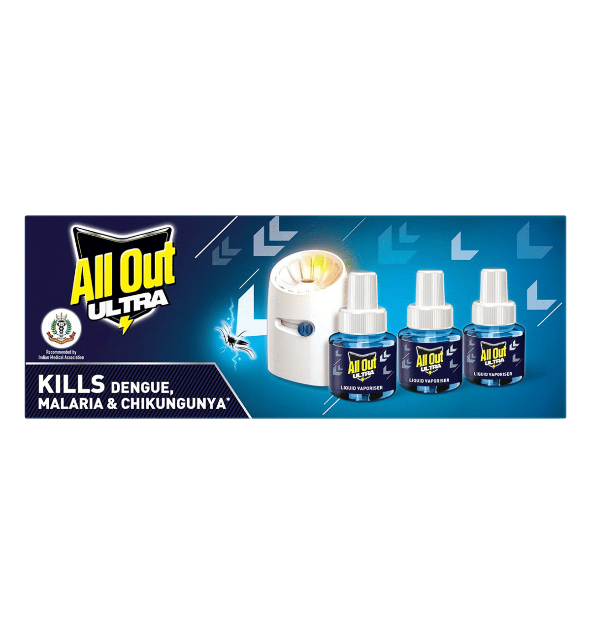 Buy All Out All Out Ultra Mosquito Repellant Liquid(1 Machine + Refills ...