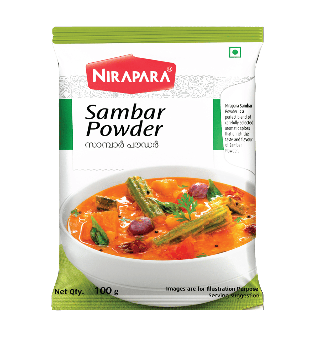 Buy Nirapara Nirapara Sambar Powder 100 g Online At Rs. 55 | Instant ...