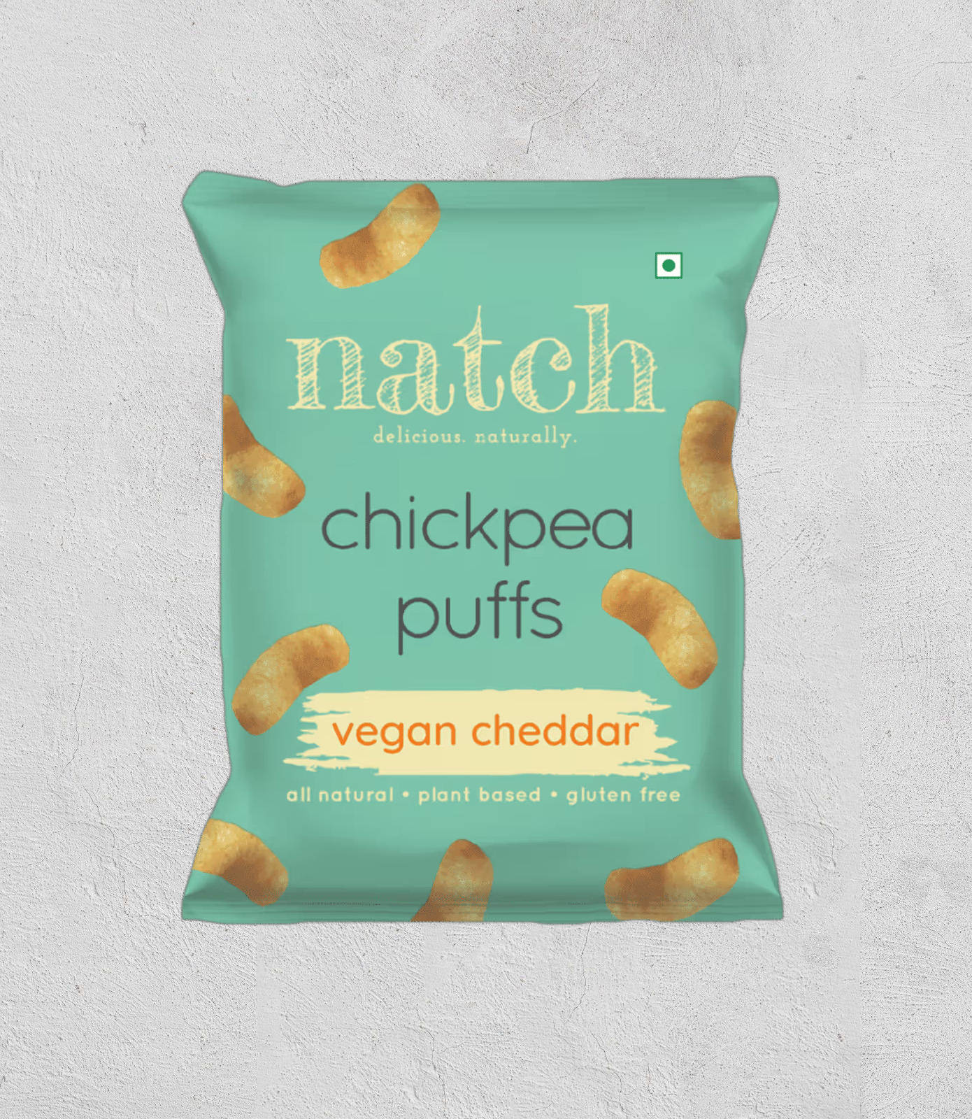 Buy Natch Natch Vegan Chickpea Puffs (Cheddar) 20 g Online At Rs. 35 ...