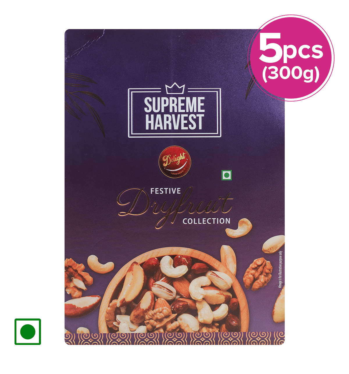 Buy Supreme Harvest Dry Fruit Delight Gift Pack Online (5 pieces) At ...