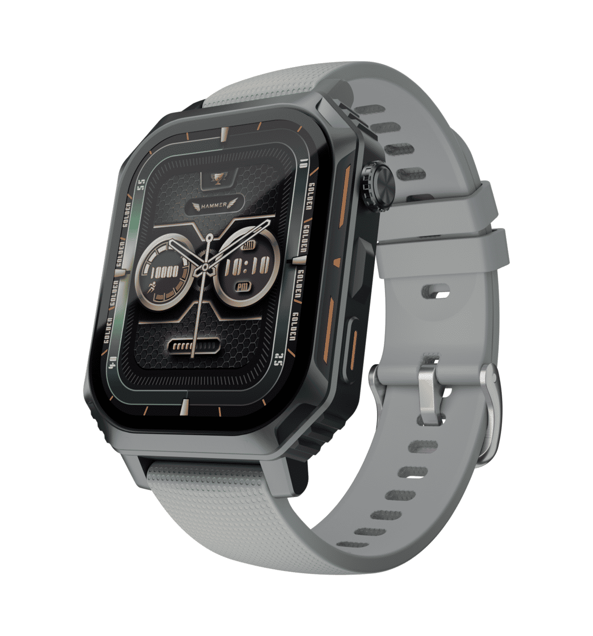 Buy Hammer HAMMER Conquer Smart Watch, 2.02 inches AMOLED Display, 5 ...