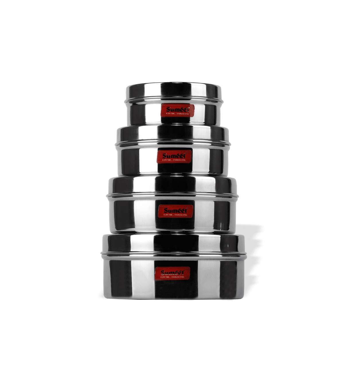 Buy Sumeet Sumeet Stainless Steel Airtight Containers (200ml, 350ml ...