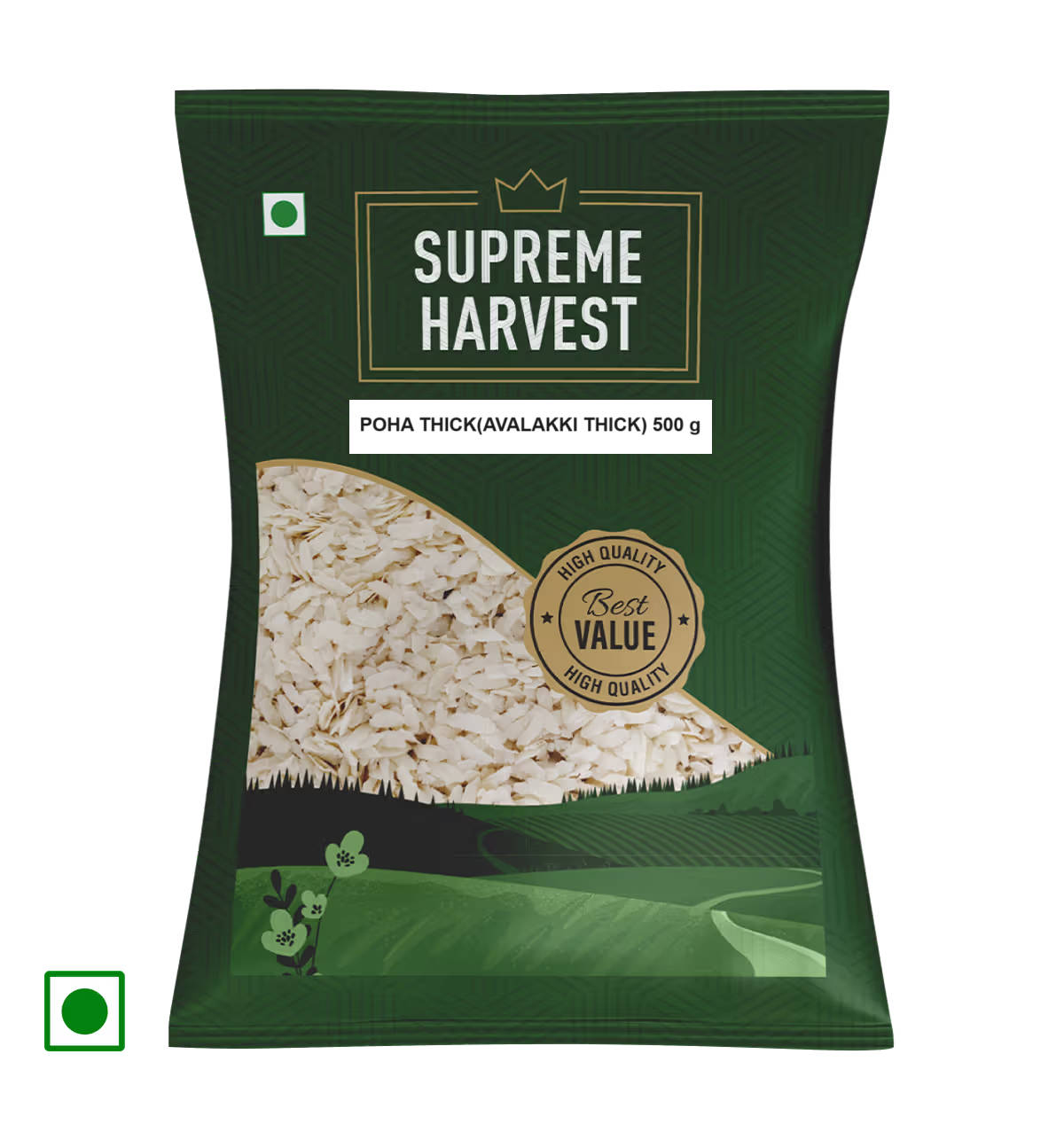 Buy Supreme Harvest Poha Thick (Avalakki Thick) Online (500 g) At Best ...