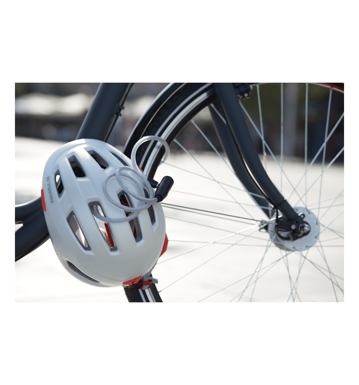Buy Decathlon Cycle Cable Lock with Key (100cm, Grey) Online () At Best ...