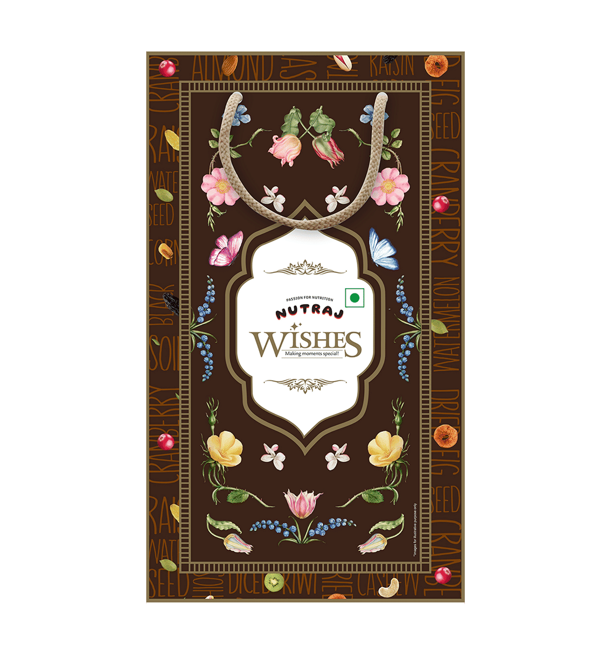 Buy Nutraj Nutraj Wishes Nutty Delight Gift Box 525 g Online At Rs ...