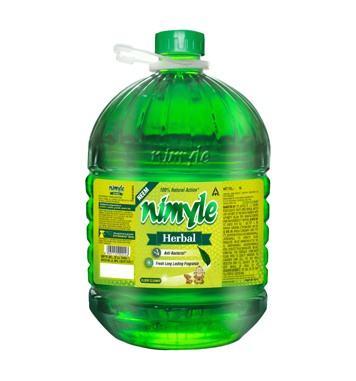 Buy Nimyle Nimyle Floor Cleaner (Herbal) 5 L Online At Rs. 900 ...