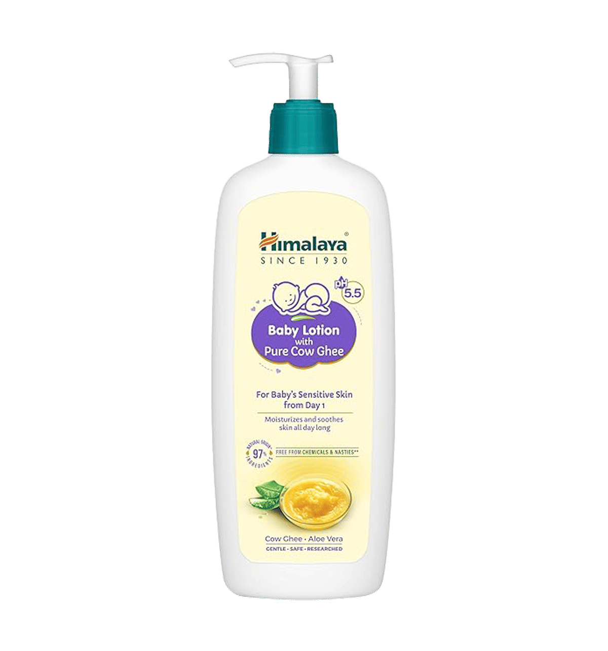 Buy Himalaya Himalaya Baby Lotion With Pure Cow Ghee 400 ml Online At ...
