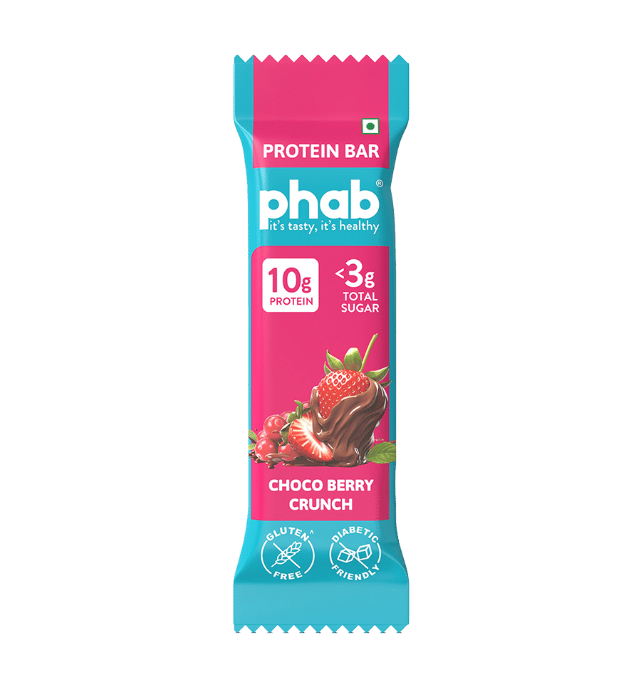 Buy PHAB PHAB Protein bar Choco Berry Crunch 50 g Online At Rs. 75 ...