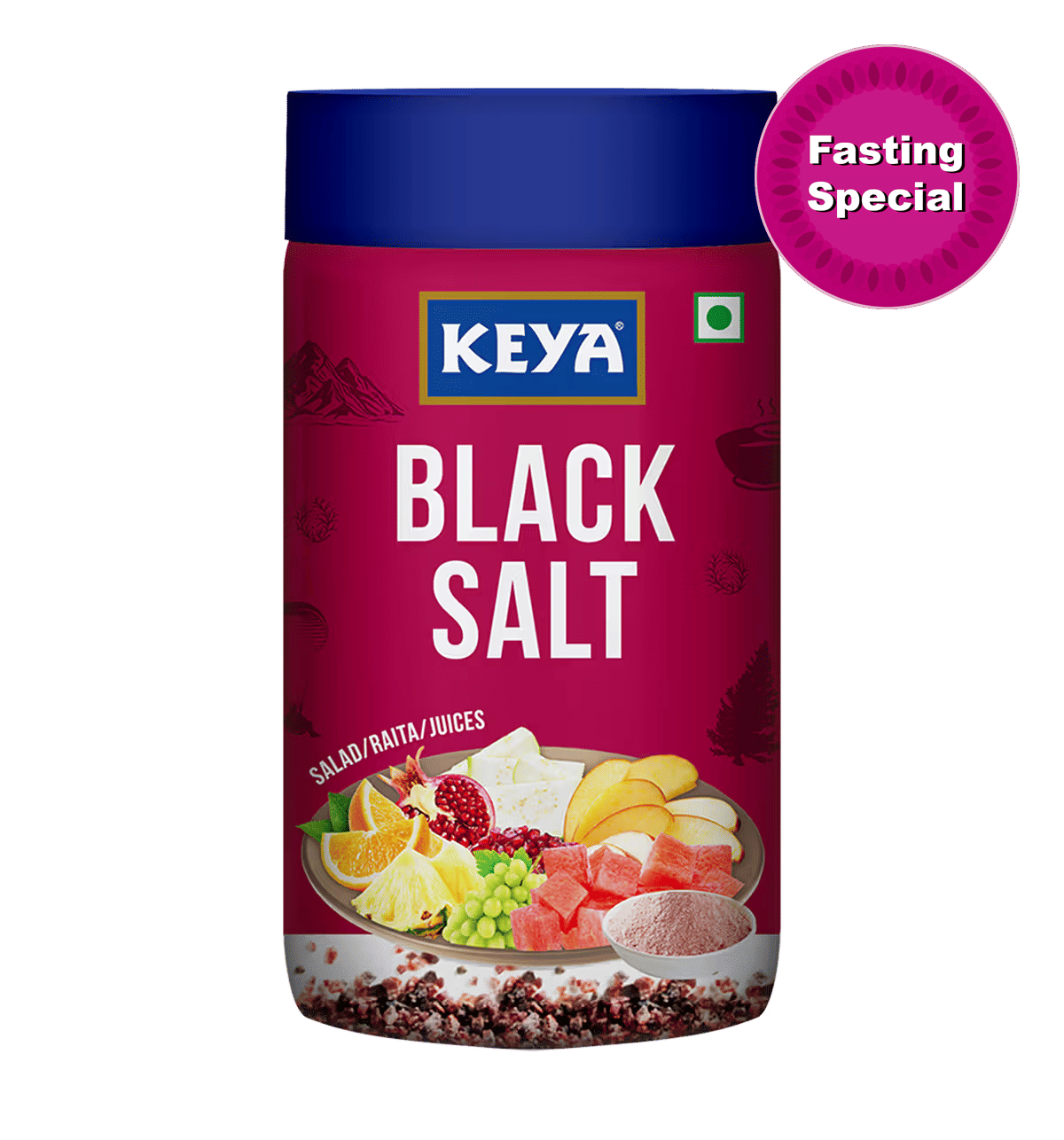 Buy keya Keya Black Salt - multi-purpose salad raita juices 200 g ...