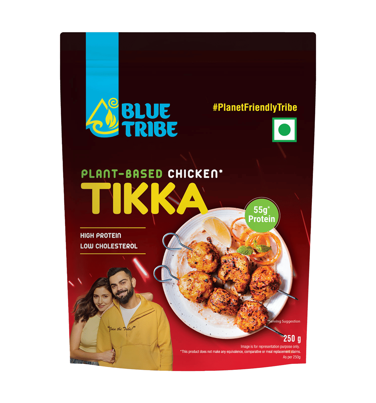 Buy ‎Blue Tribe ‎Blue Tribe Foods Plant-Based Chicken Tikka 250 g ...