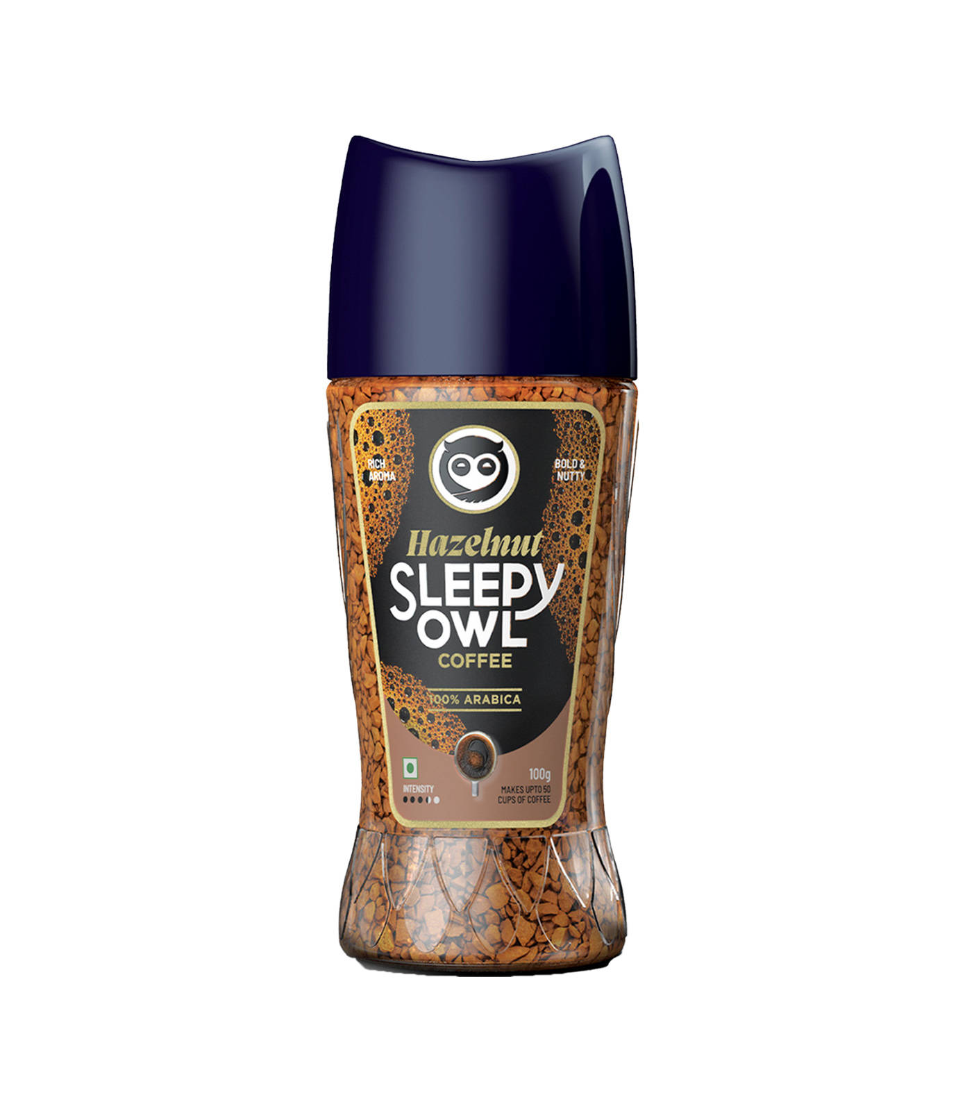 Buy Sleepy Owl Sleepy Owl Hazelnut Flavour 100% Arabica Instant Coffee ...
