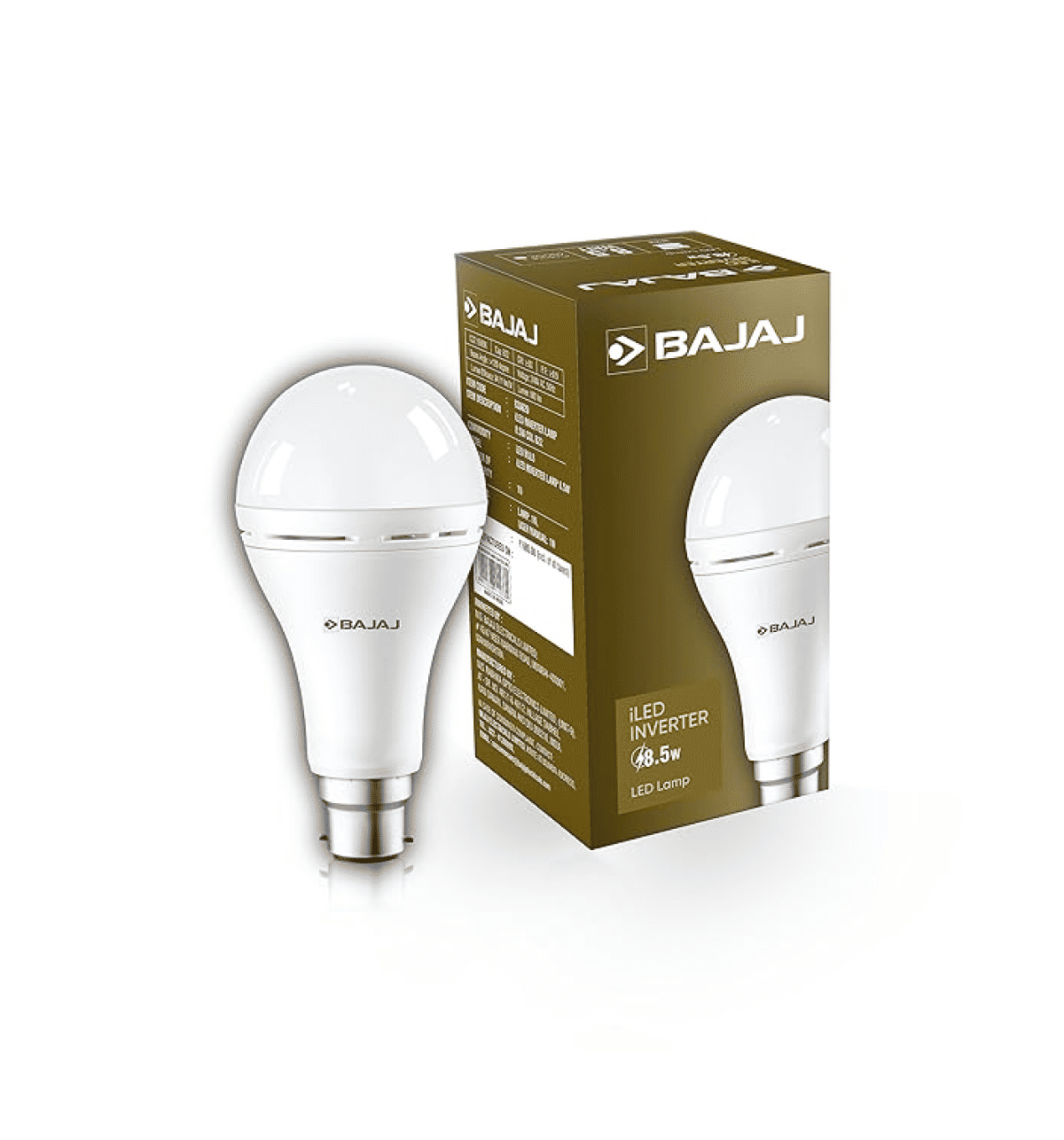 Buy Bajaj Bajaj 8.5 W Round , B22 Base, 6500 Kelvin (White) 1 Piece ...