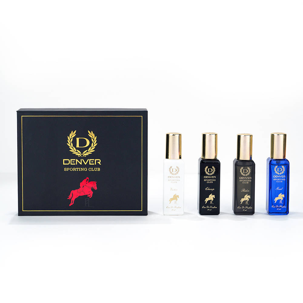 Buy DENVER Sporting Club Perfume Gift Set For Men - Rider, Victor, Champ, Goal Online (80 ml) At ...