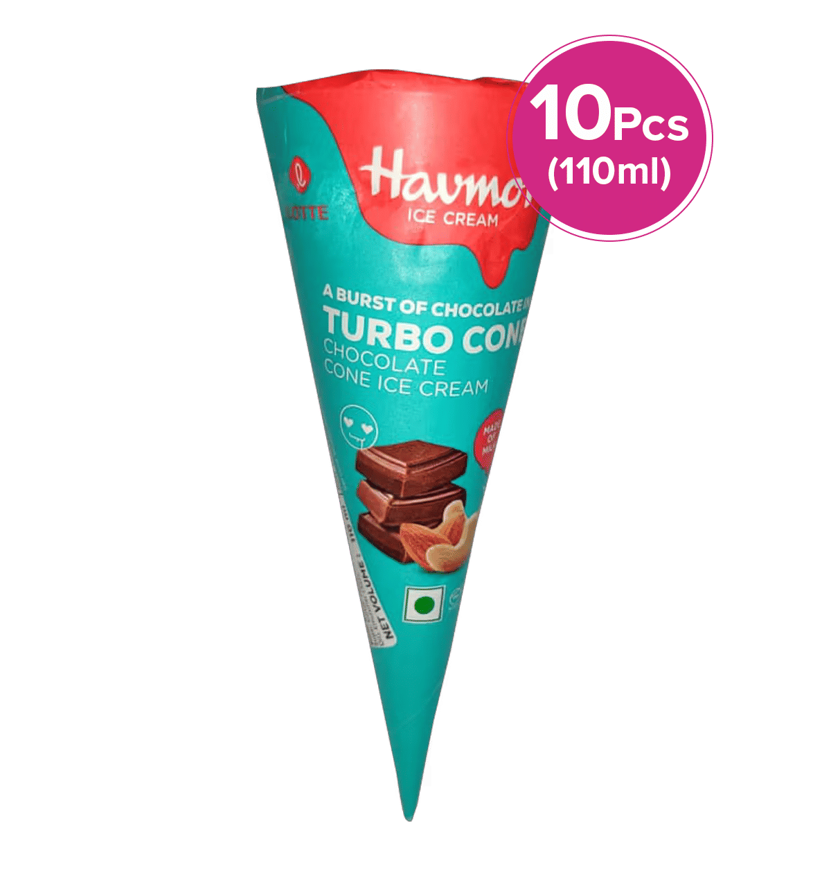 Buy Havmor Chocolate Turbo Cone Ice Cream Online (10 pieces) At Best Price