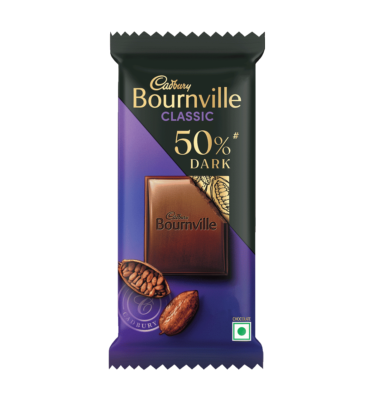 Buy Cadbury Bournville Classic 50% Dark Chocolate Bar Online (3 pieces ...