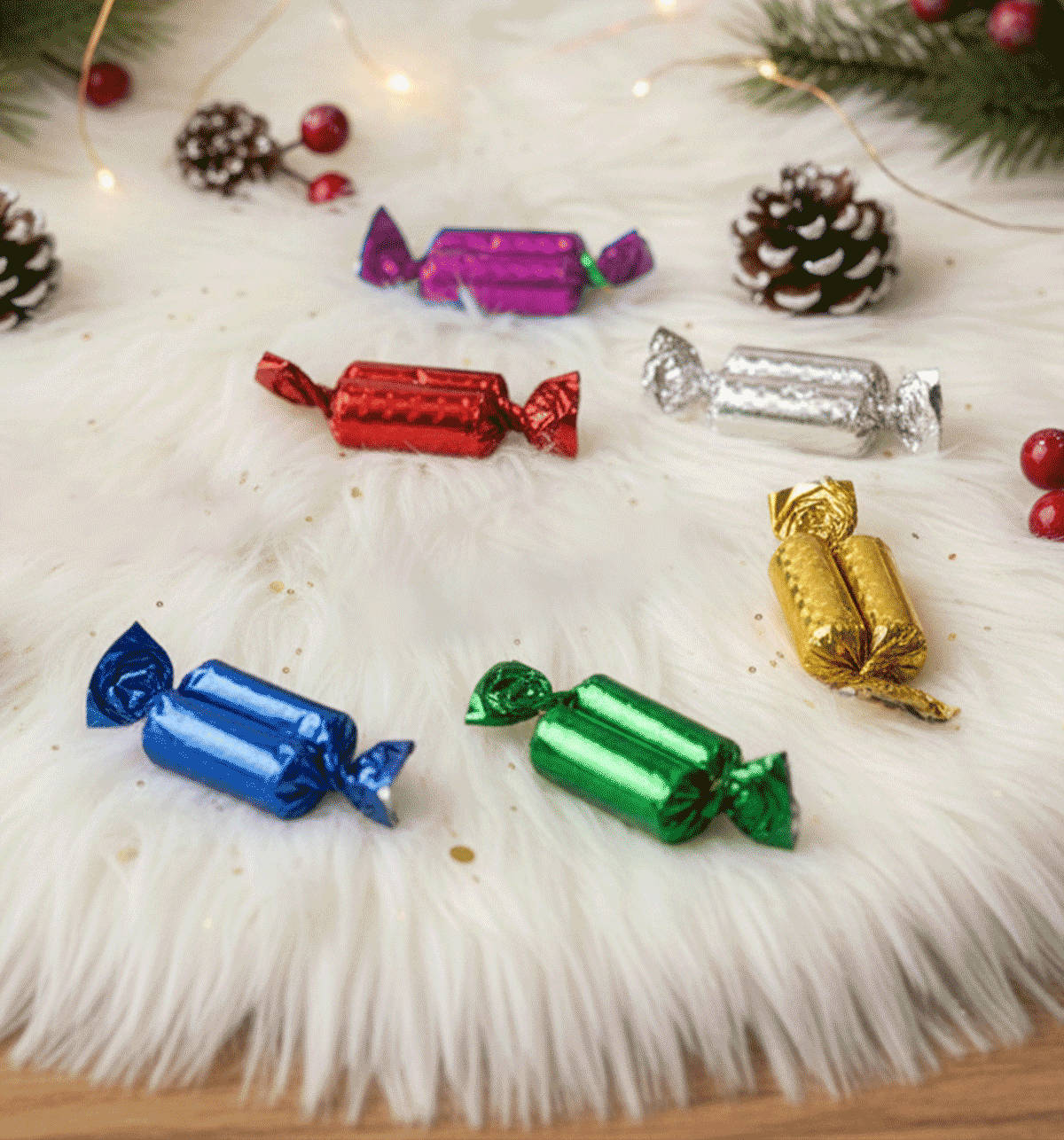 Buy Mad Over Print Toffee decor (Set Of 12) Online () At Best Price