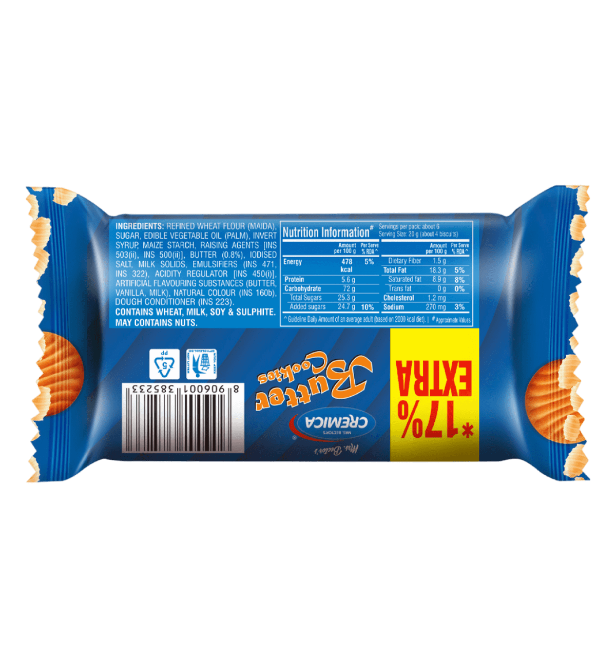 Buy CREMICA Butter 12 %Cookies Mc Online () At Best Price