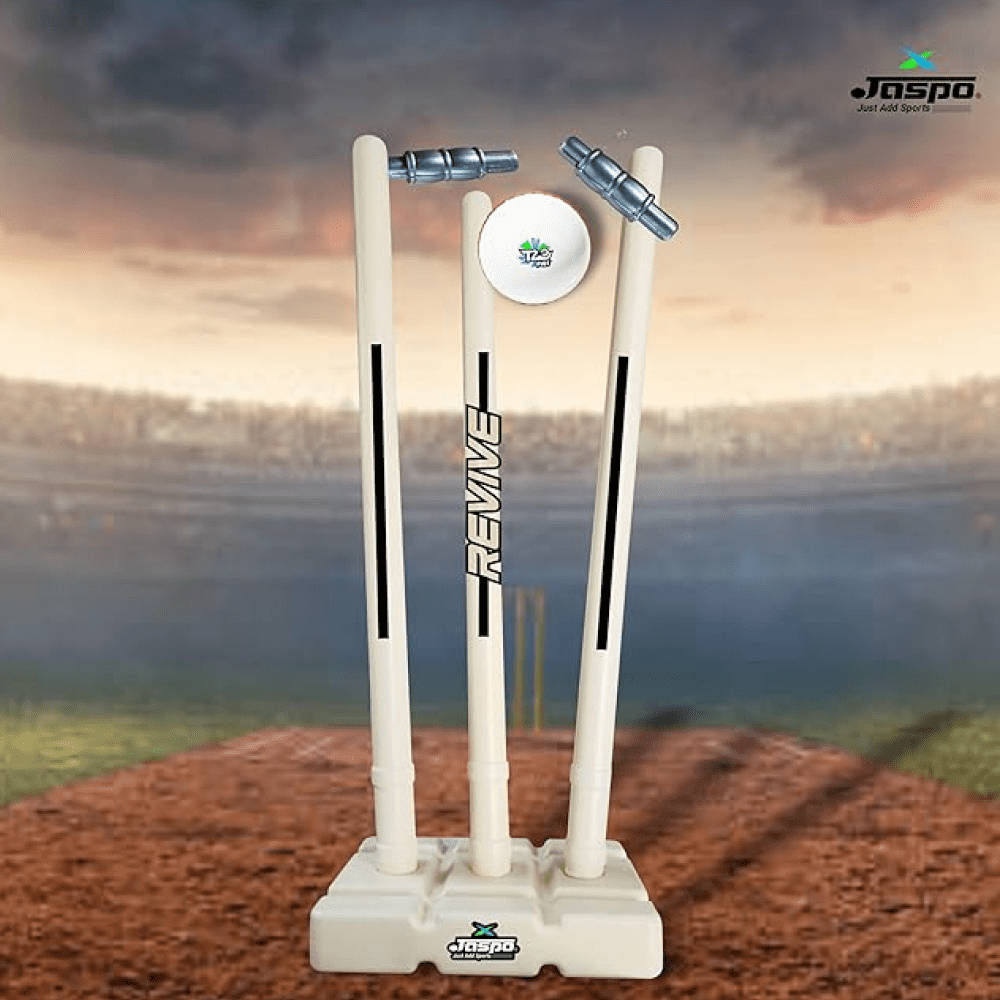 Buy Jaspo Revive Wicket Set (3 Stands with Base, Off White) Online (1 ...