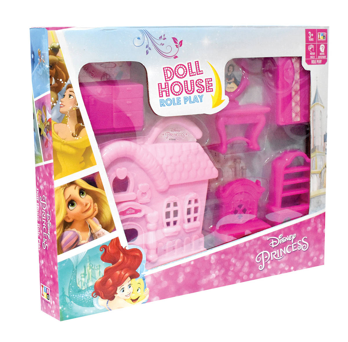 Buy TOYQUEST Doll House Disney Princess, Multicolour - 3 Years+ Online ...