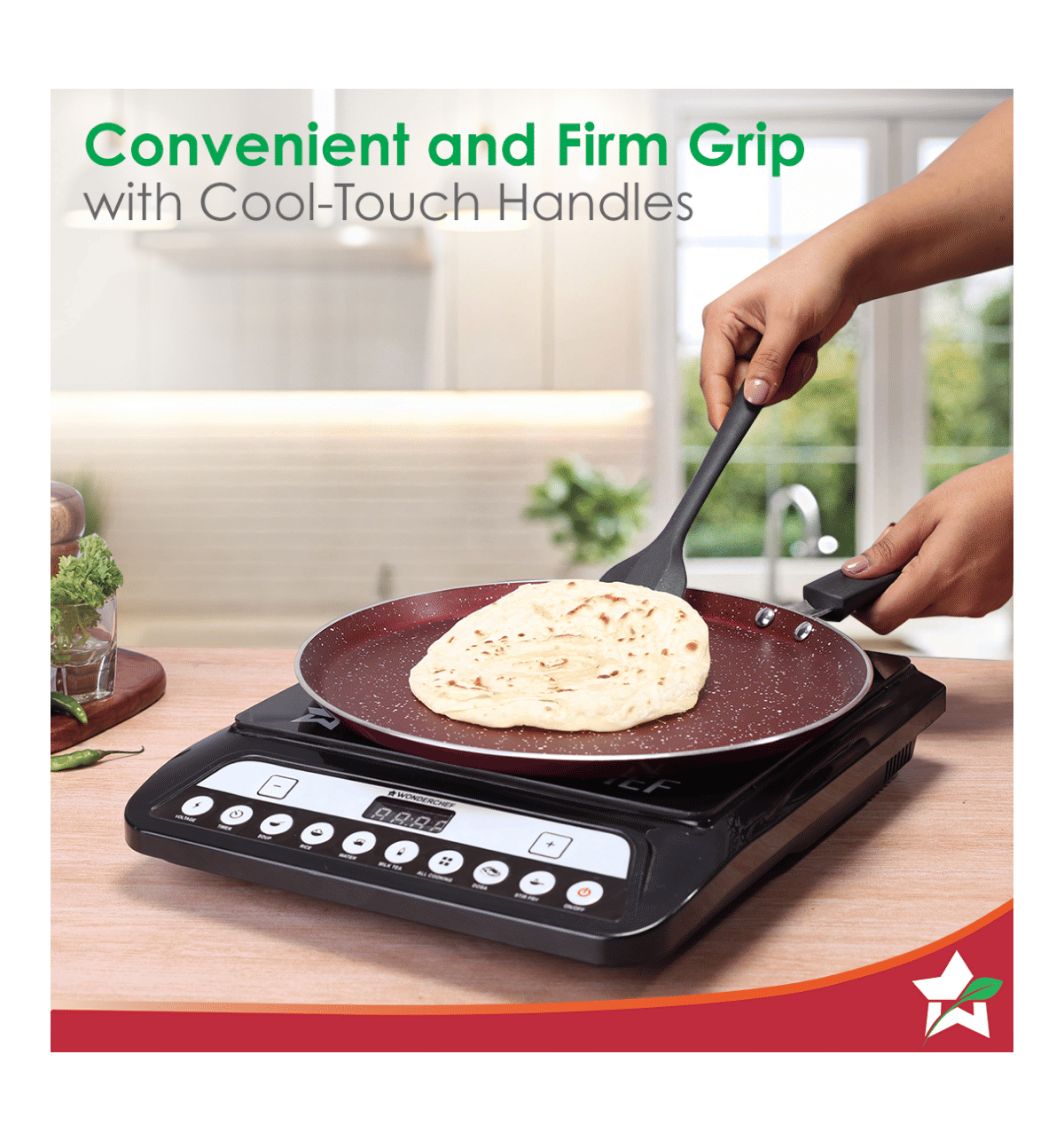 Buy Wonderchef Bandhan Aluminium Non-Stick Cookware Set (1.3L Fry Pan ...