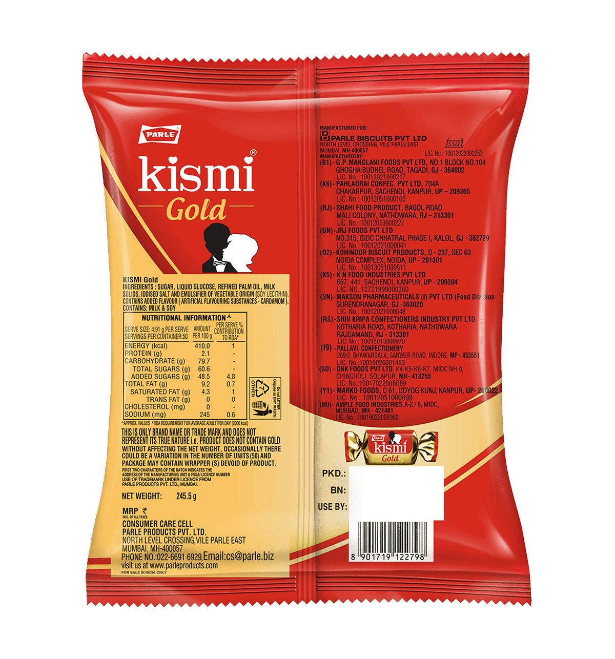 Buy Parle Kismi Toffee Online () At Best Price