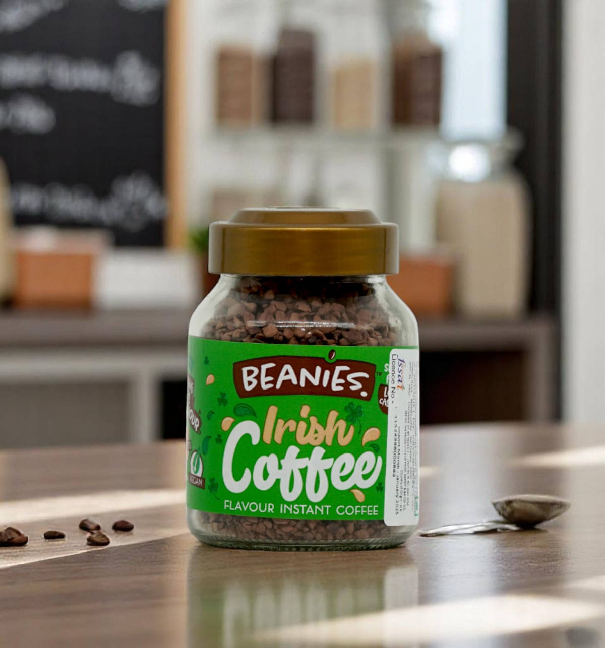 beanies mint coffee